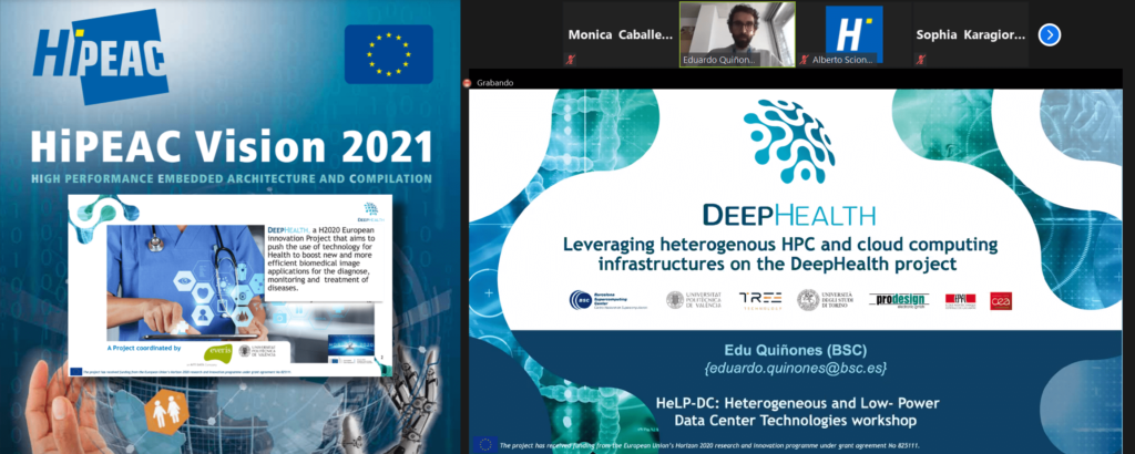 Great presence of DeepHealth at HiPEAC 2021 – Deep Health